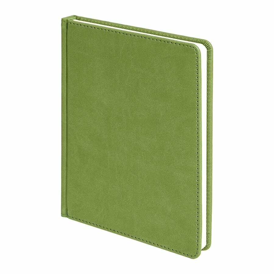 Ежедневник, блокнот недатированный Bliss, А5, оливковый, белый блок, без обреза