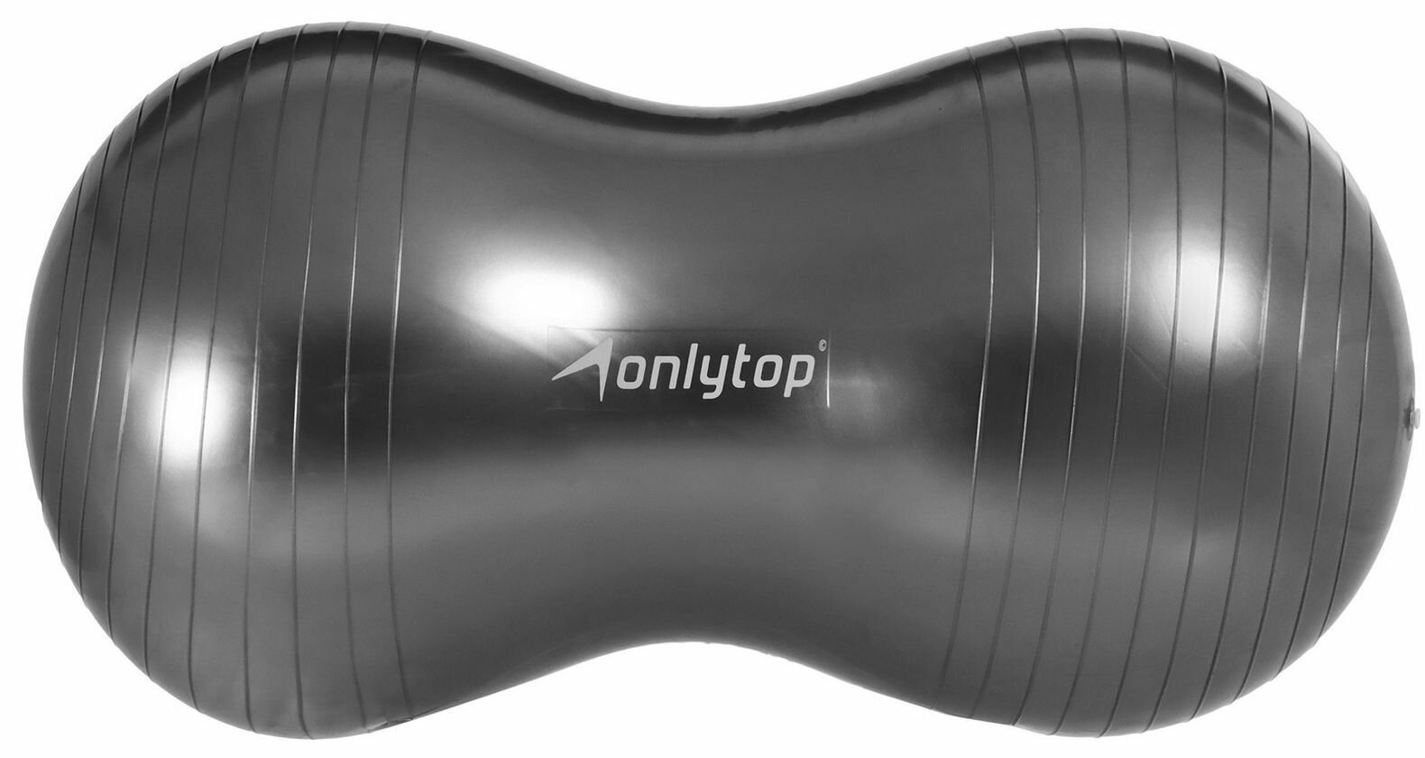 Фитбол овальный для фитнеса и тренировок, гимнастический мяч-тренажер для дома, 77 х 40 х 40 см, 900 г, цвета микс