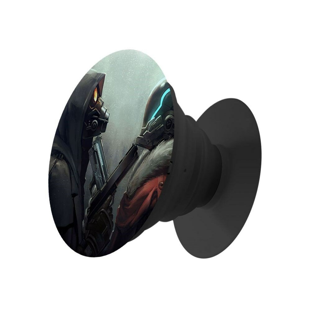 Пластмассовый держатель Krutoff для телефона Попсокет Cтандофф 2 (Standoff 2) - Противостояние