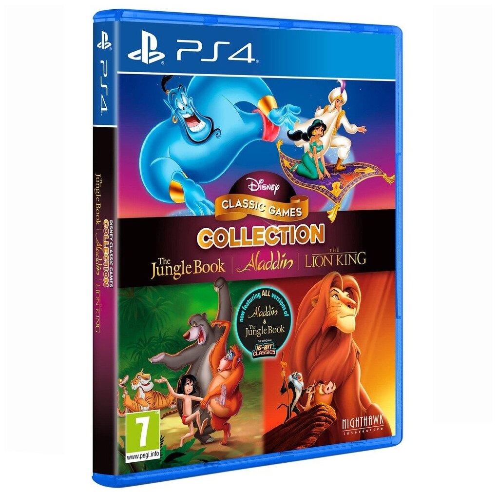 Игра Disney Classic Games: Collection - The Jungle Book + Aladdin + The Lion King PS4 (английская версия)