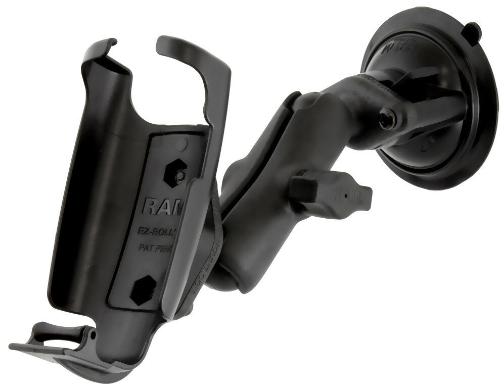 RAP-B-166-GA41 авто крепление RAM для Garmin Astro 320, GPSMAP 62 и 64 series, присоска, муфта 95 мм