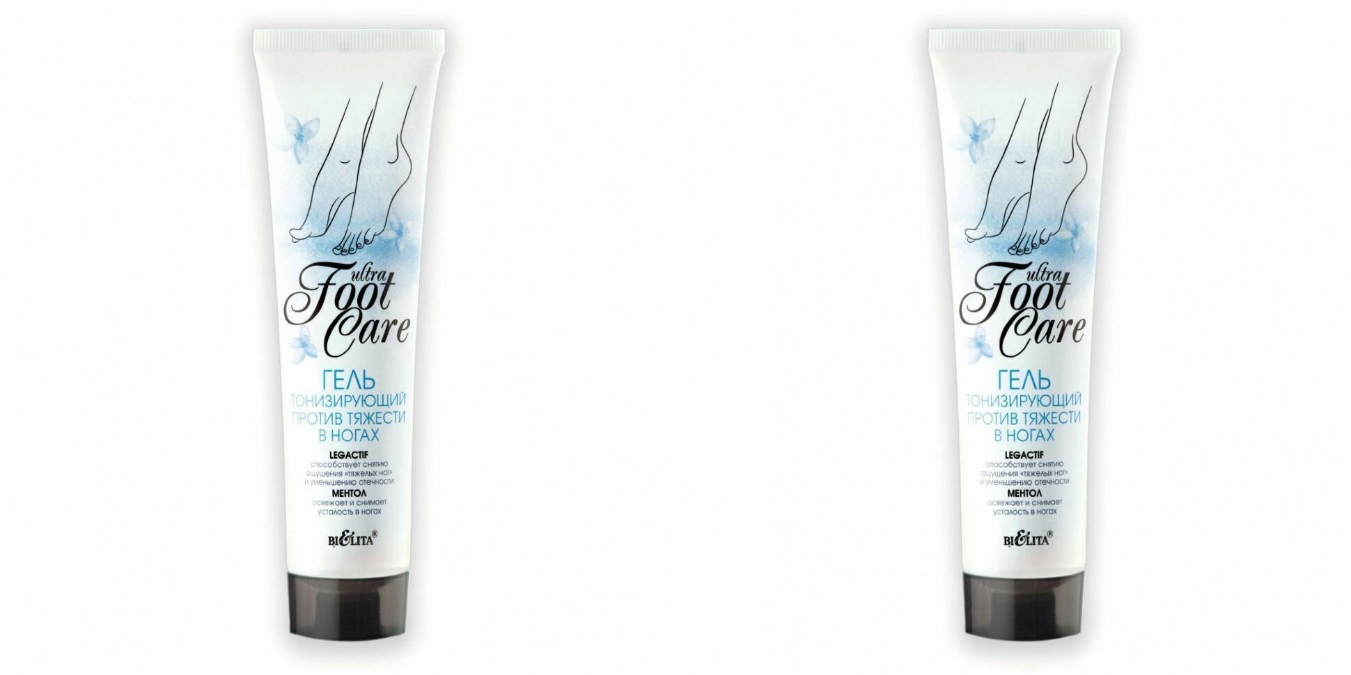 Белита Гель тонизирующий против тяжести в ногах, 100 мл, 2шт
