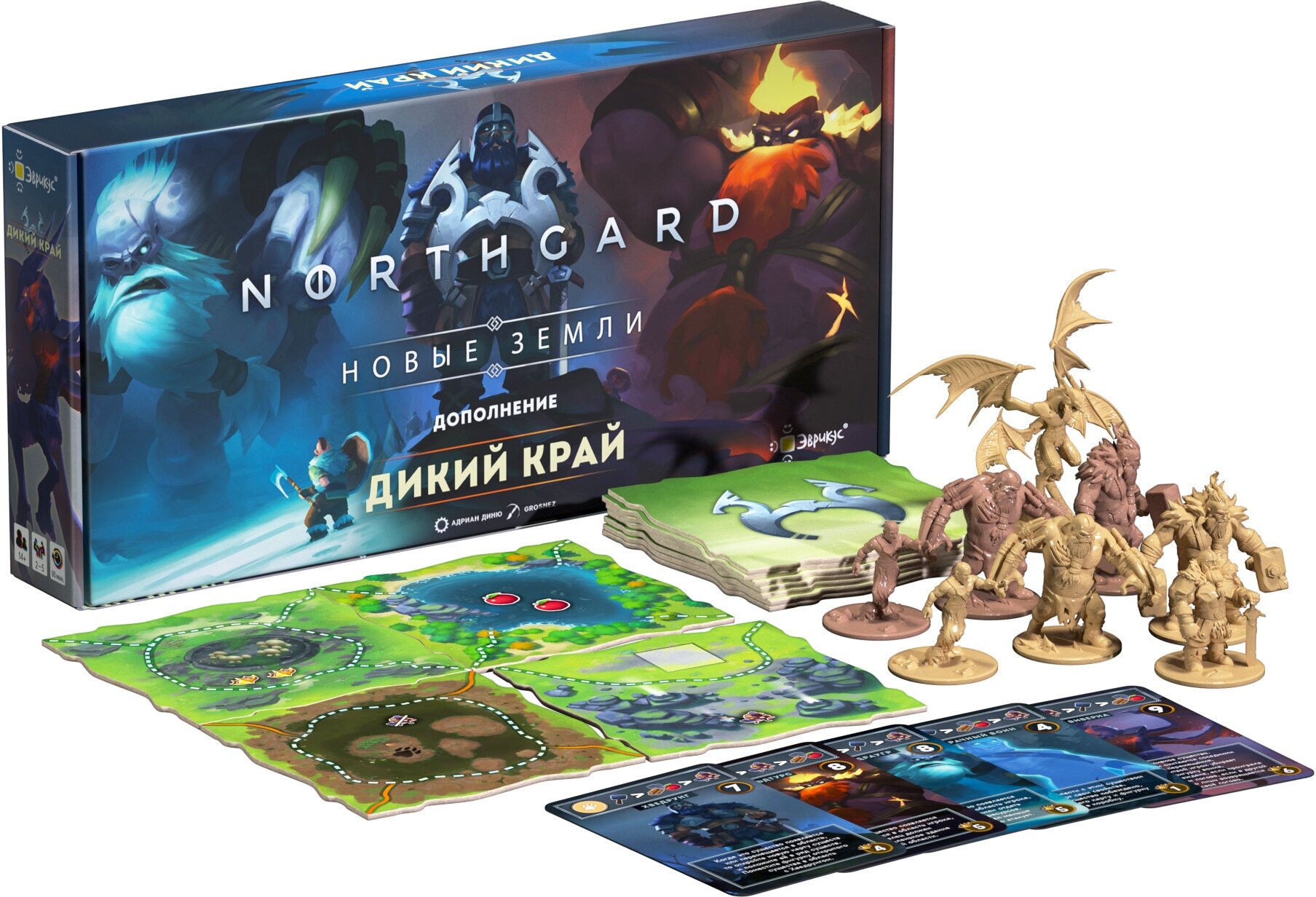 Настольные игры Эврикус "Нордгард: Новые земли", дополнение Дикий край, от 14 лет
