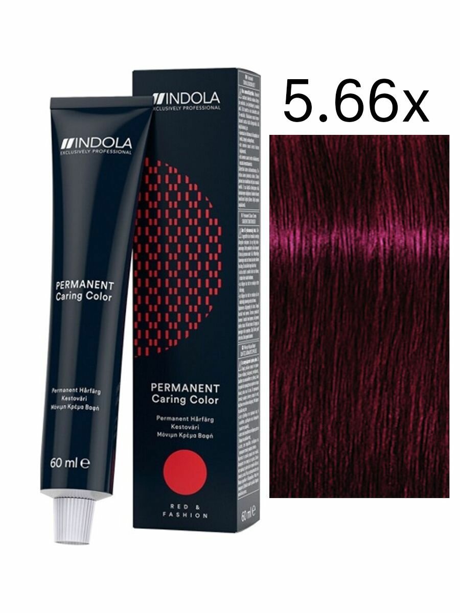 Indola Red&Fashion 5.66х Краска крем для волос 60 мл