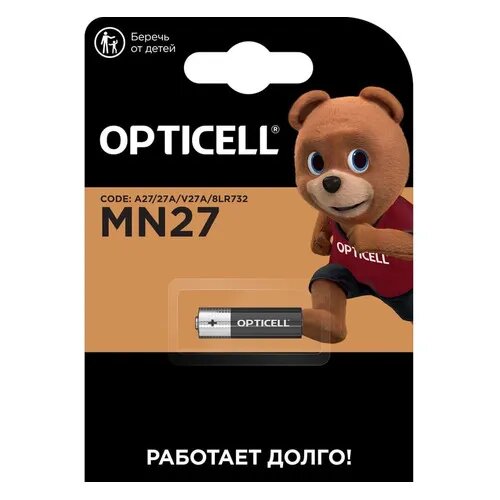 AAA Батарейка OPTICELL Specialty MN27, 1 шт.