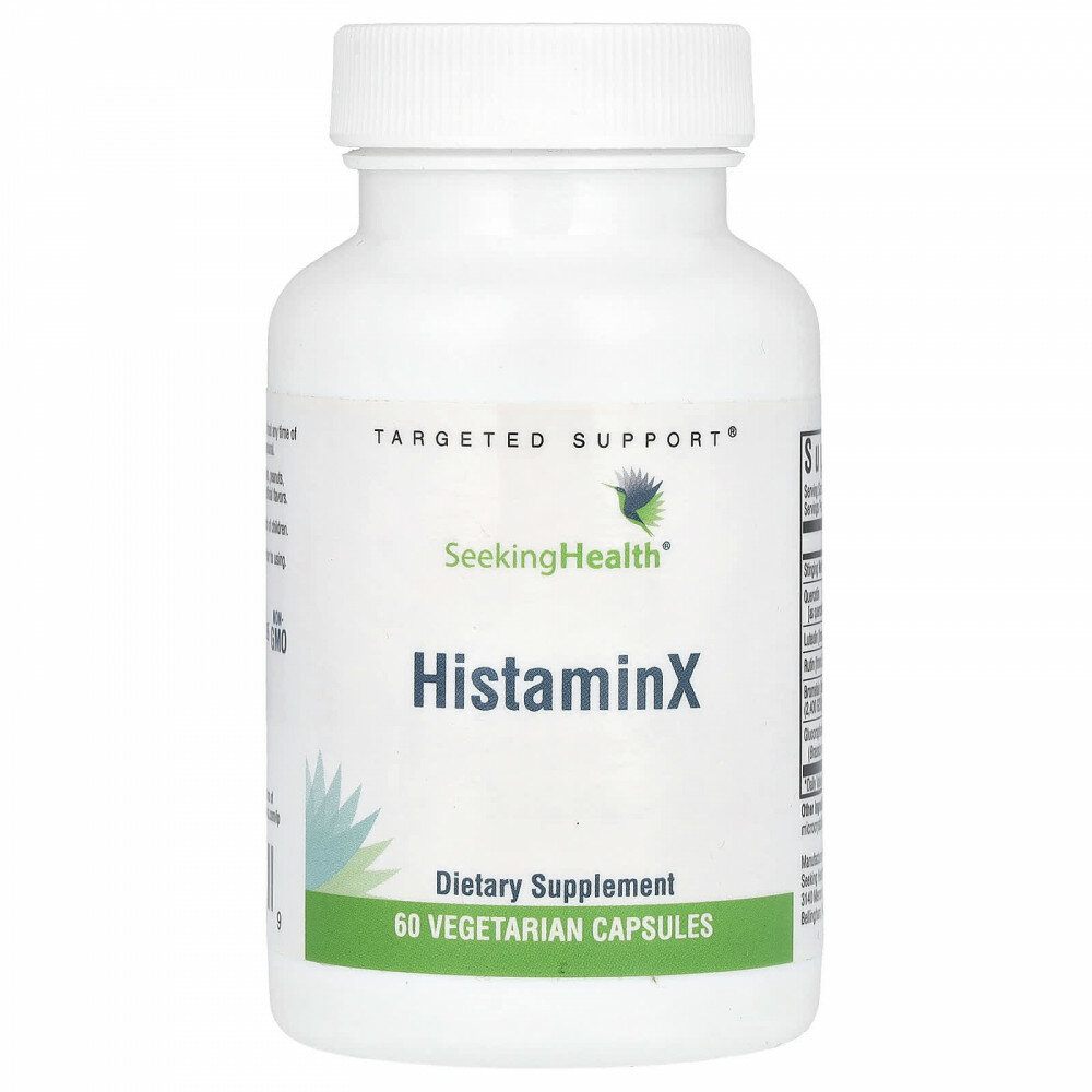Seeking Health, HistaminX, 60 капсул