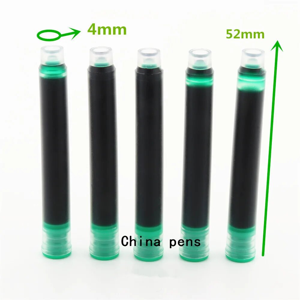 Чернильные картриджи You Ping 018 для ручек Зеленый, 2.6 Ink Green