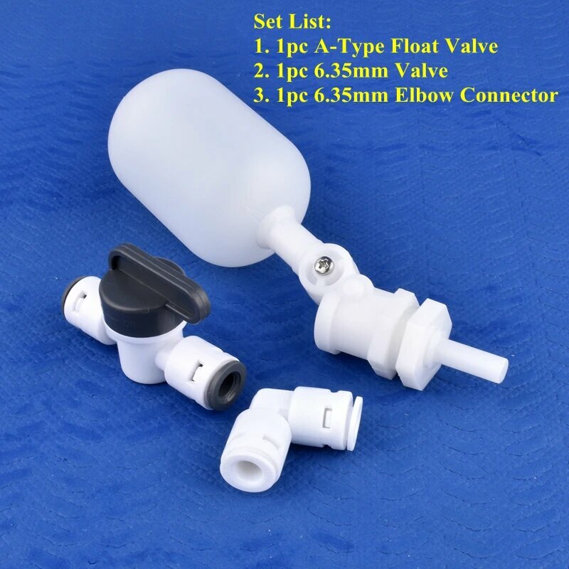 Шаровой поплавковый клапан для воды 6.35 мм, A-Type Elbow Set