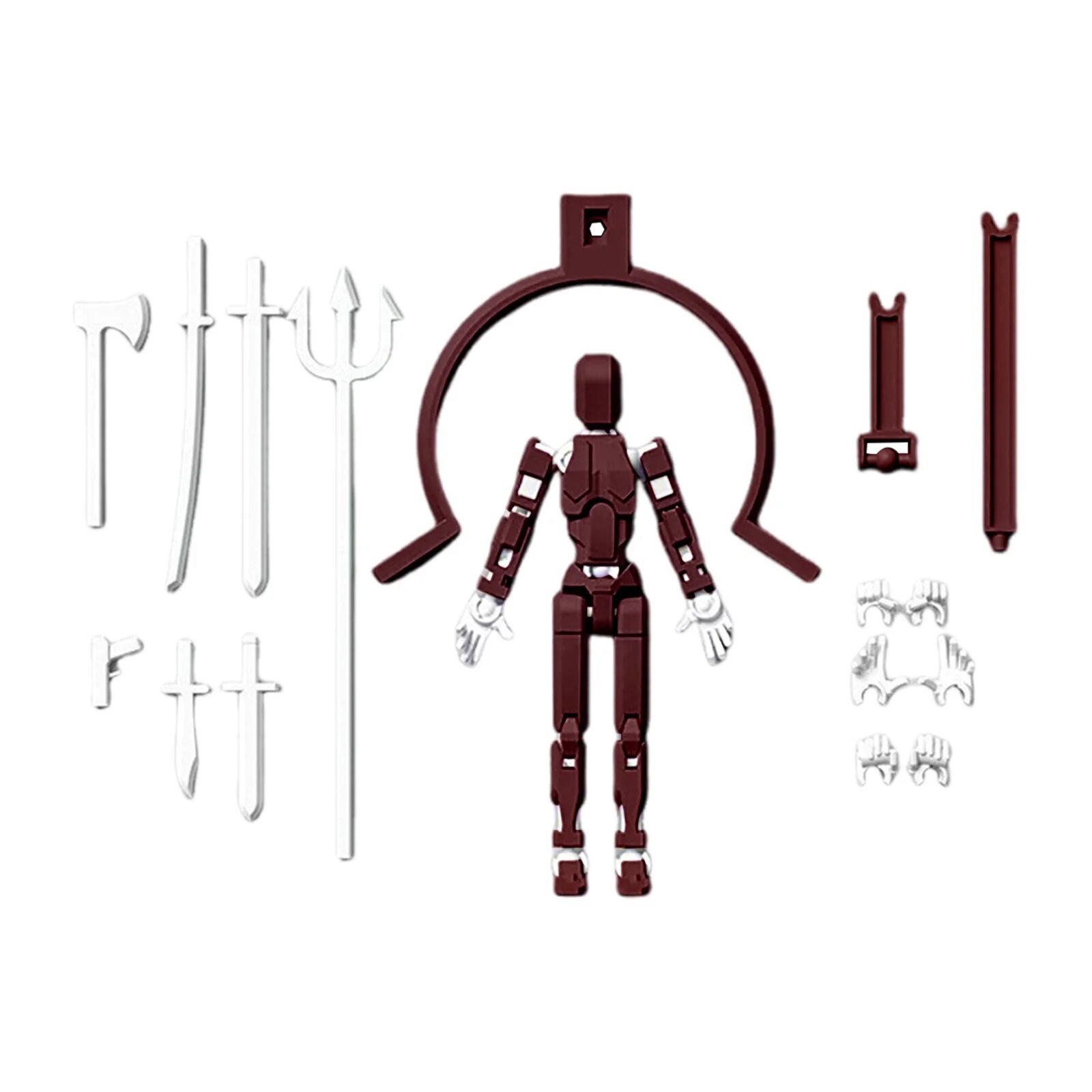 Набор фигурок T13, многошарнирные фигурки Titan 13, напечатанные на 3D-принтере, многошарнирный мобильный робот Lucky No