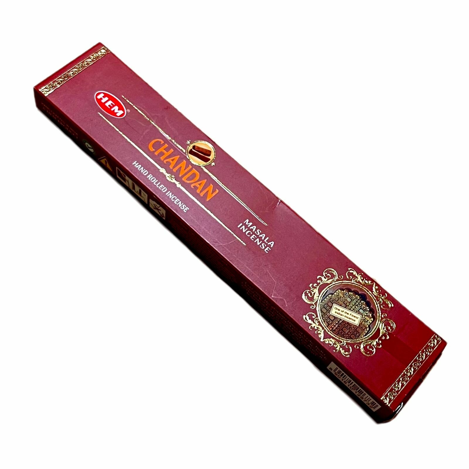 CHANDAN Masala Incense, Hem (сандал масала благовония палочки ручной работы, Хем), уп. 15 г.