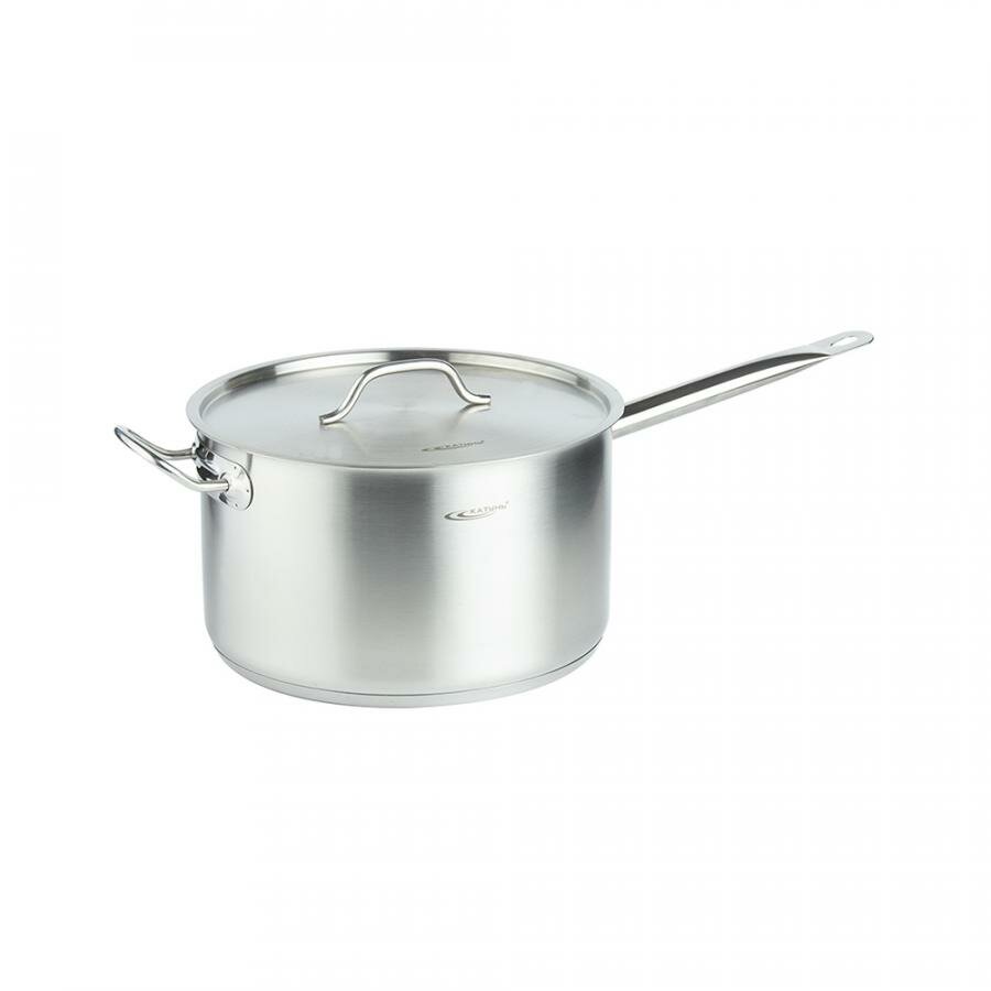 Сотейник 10 л катунь общепит-шеф КТ-ОБ-КК-28, нерж. сталь, матовая полировка