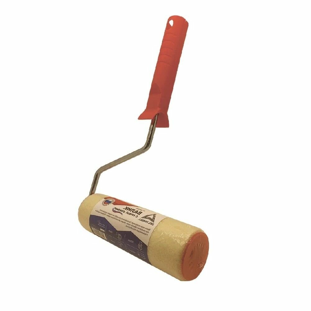 Валик с ручкой Deltaroll Standart RH12250 велюр ворс 4 мм (250*48мм)