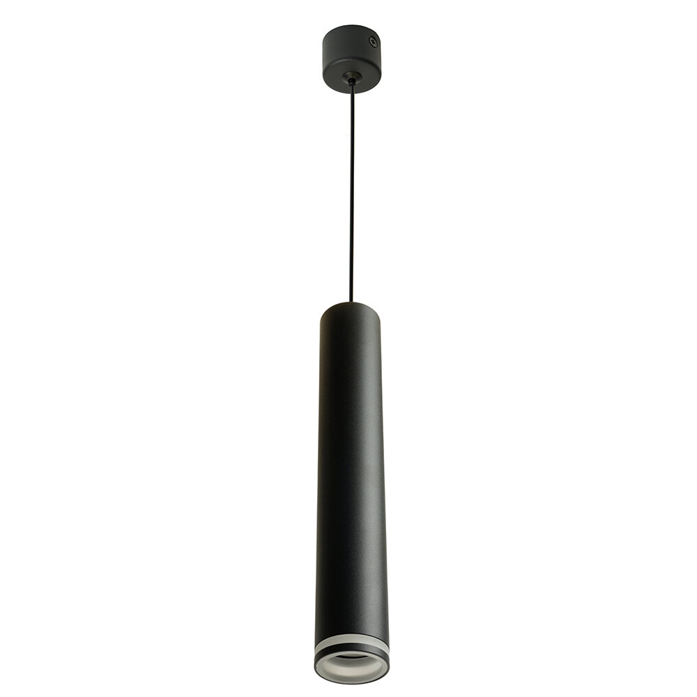 Светильник потолочный Feron на подвесе MR11 35W, 230V ML1008 D40хH250, черный