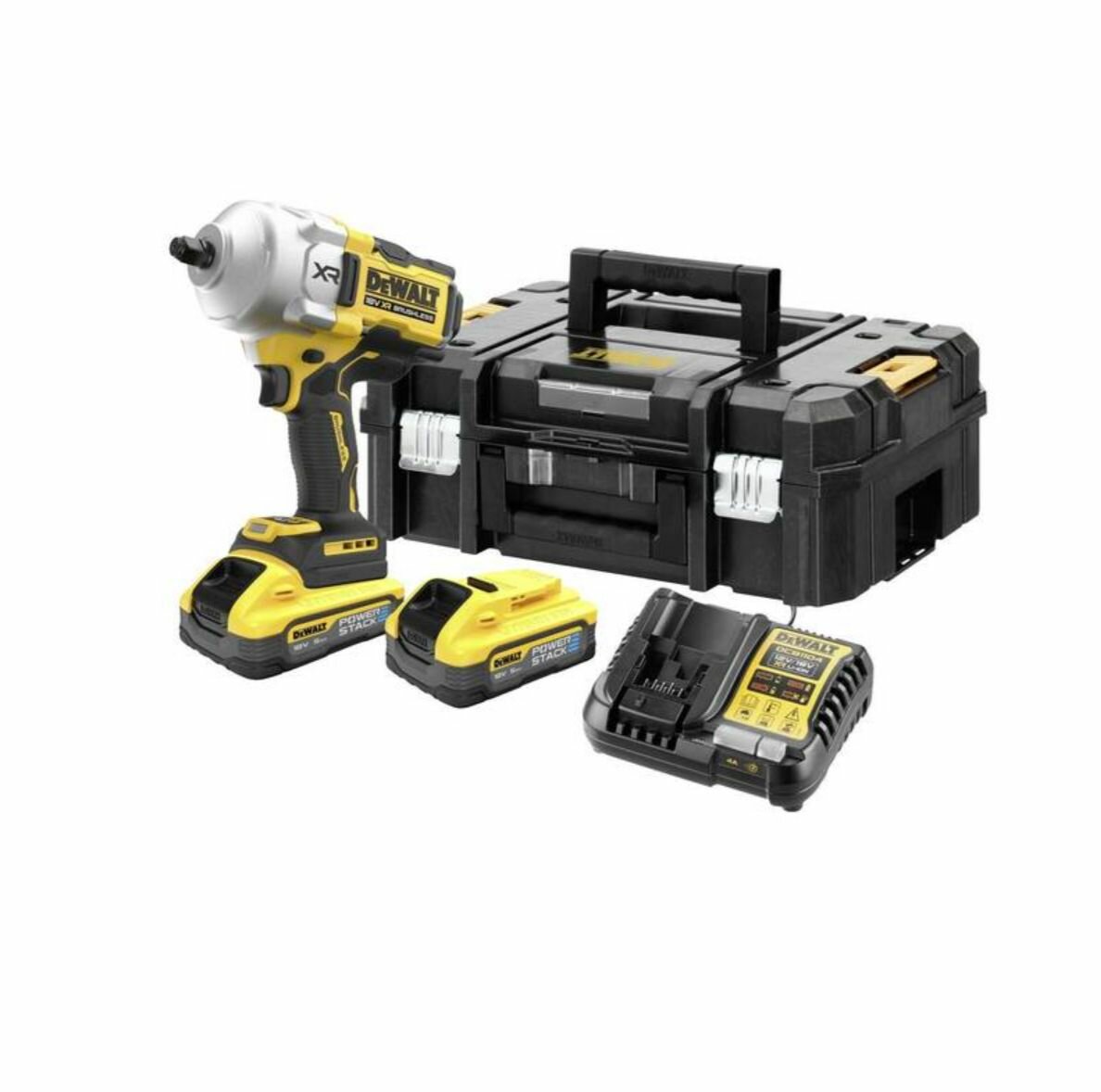 Гайковерт аккумуляторный ударный "DeWalt" DCF961H2T-QW 18В, Li-Ion. 1/2",1200 об/мин,0-1890уд/мин