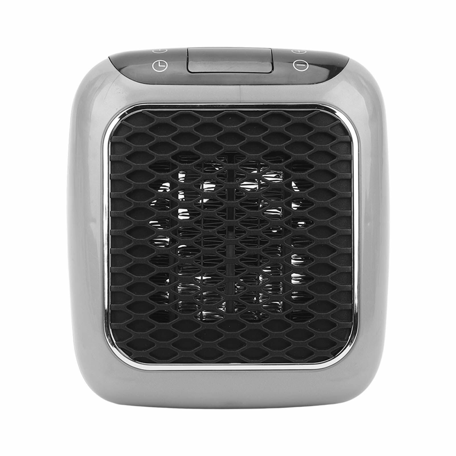 800 Вт настенный электрический обогреватель, мини-портативный персональный обогреватель с дистанционным управлением, 12-часовой таймер, светодиодный дисплей, вилка европейского стандарта, 220 В