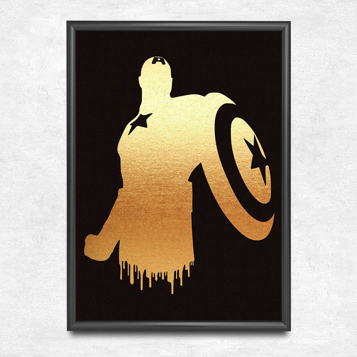 Постер Капитан Америка / плакат для интерьера Мстители. Марвел, Marvel, комиксы, фильмы, игры