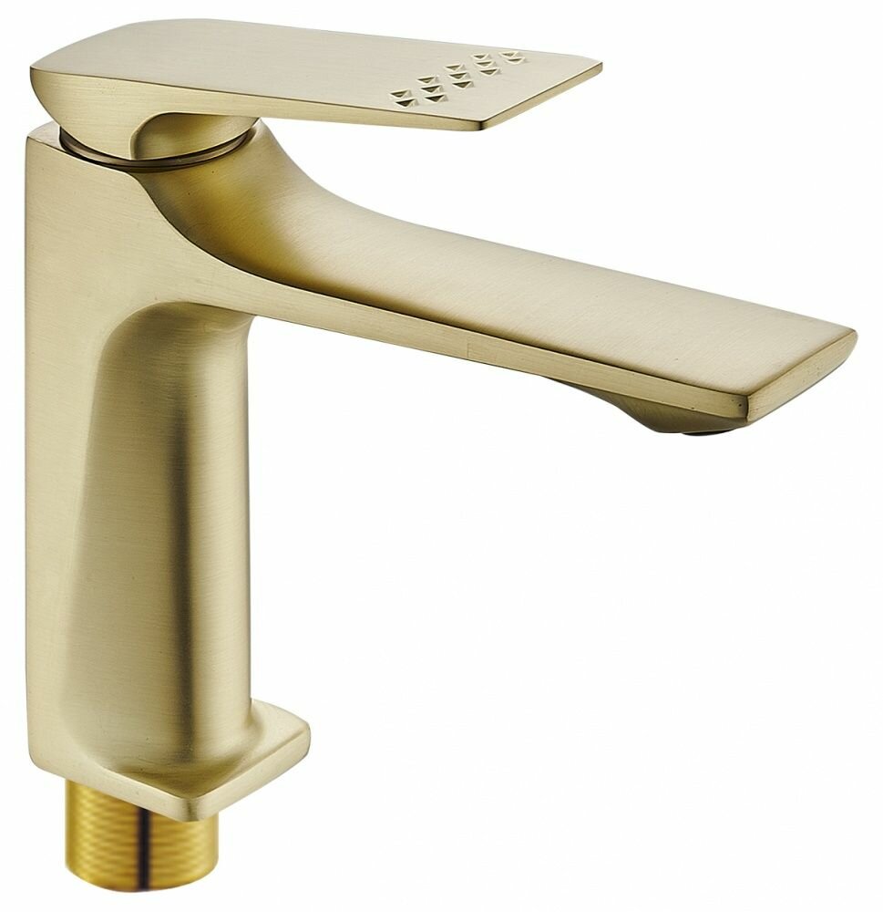 10020-S Смеситель для умывальника (Мат. Золото) HANSEN