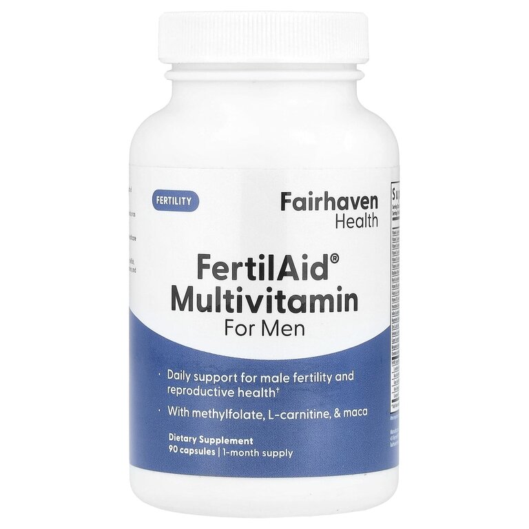 Fairhaven Health, FertilAid, здоровье мужской репродуктивной системы, 90 капсул