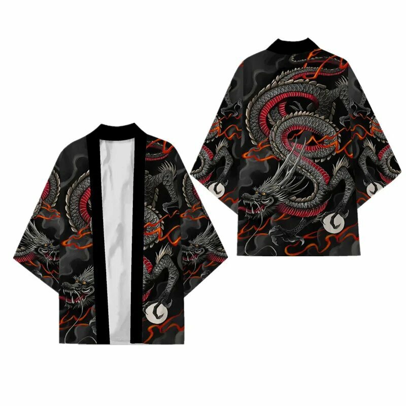 Черный кимоно кардиган из полиэстера XXS, kimono 6