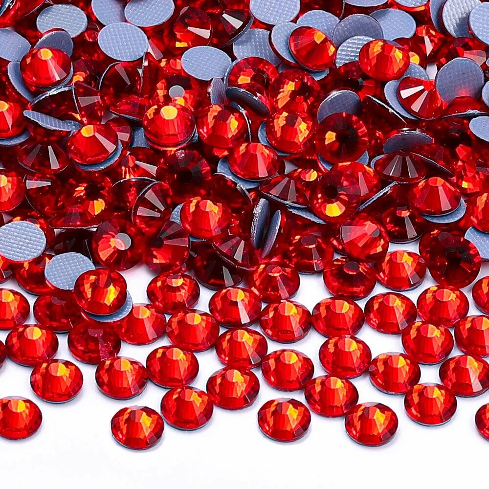 Стразы красные Light Siam SS12-1440PCS
