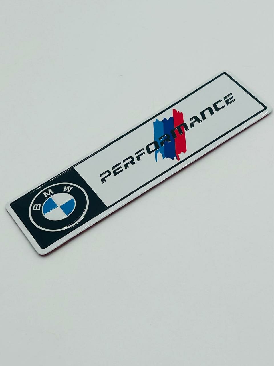 Шильдик надпись наклейка BMW Performance 12см