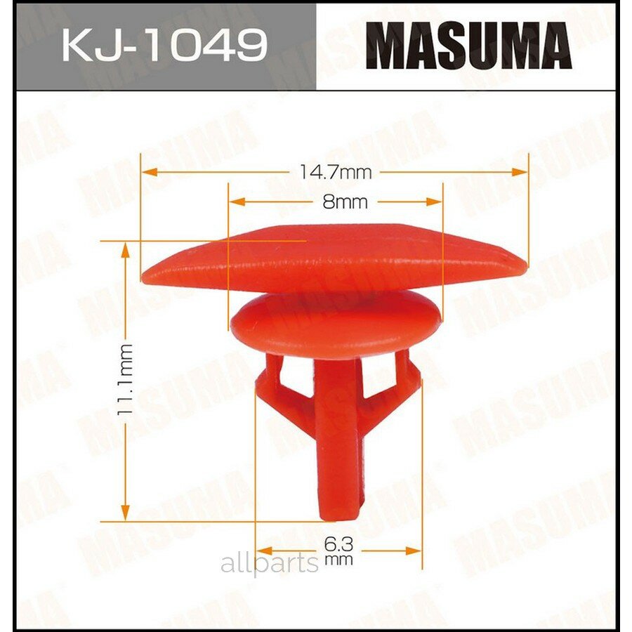 MASUMA KJ-1049 Клипса универс. MASUMA KJ-1049