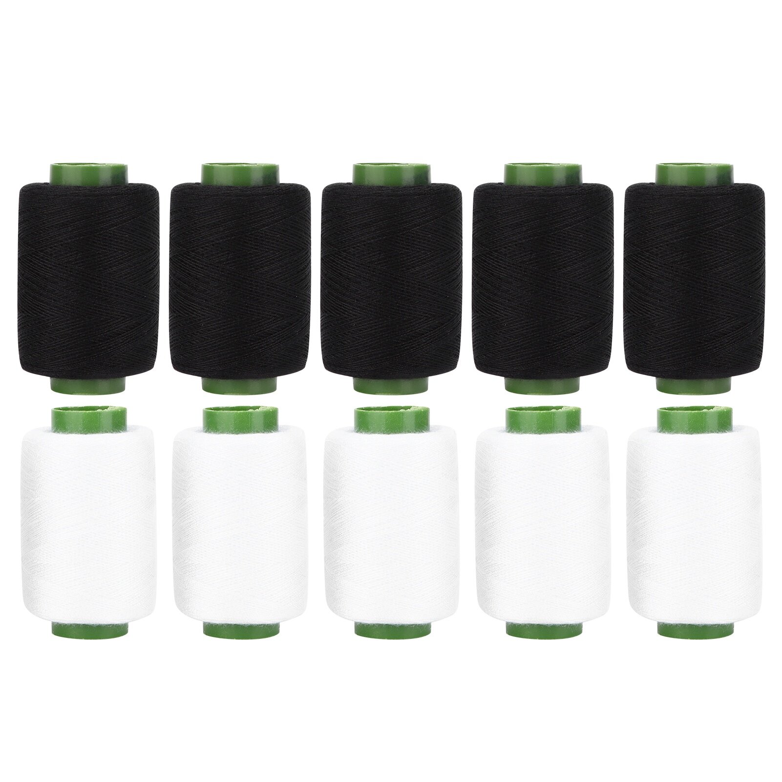 Sewing Thread Household Black White Polyester Yarns for DIY Embroidery Machine Project