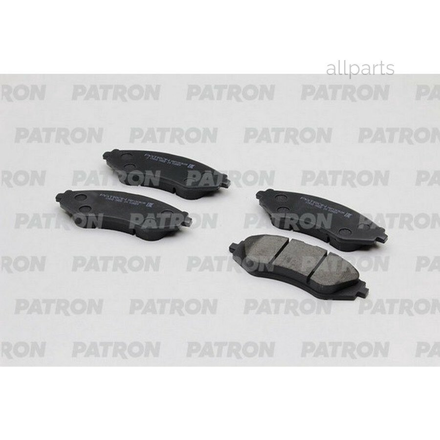 PATRON PBP1369KOR Колодки тормозные дисковые передн DAEWOO: LANOS (DOHC) 97-01, NUBIRA 97-03, LACETTI 02-06 (произведено в Корее)