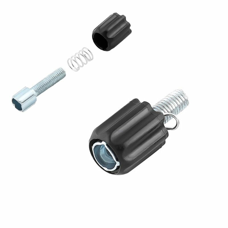 Болт регулировки (регулировочный болт) натяжения троса заднего переключателя велосипеда, M5, 1 шт