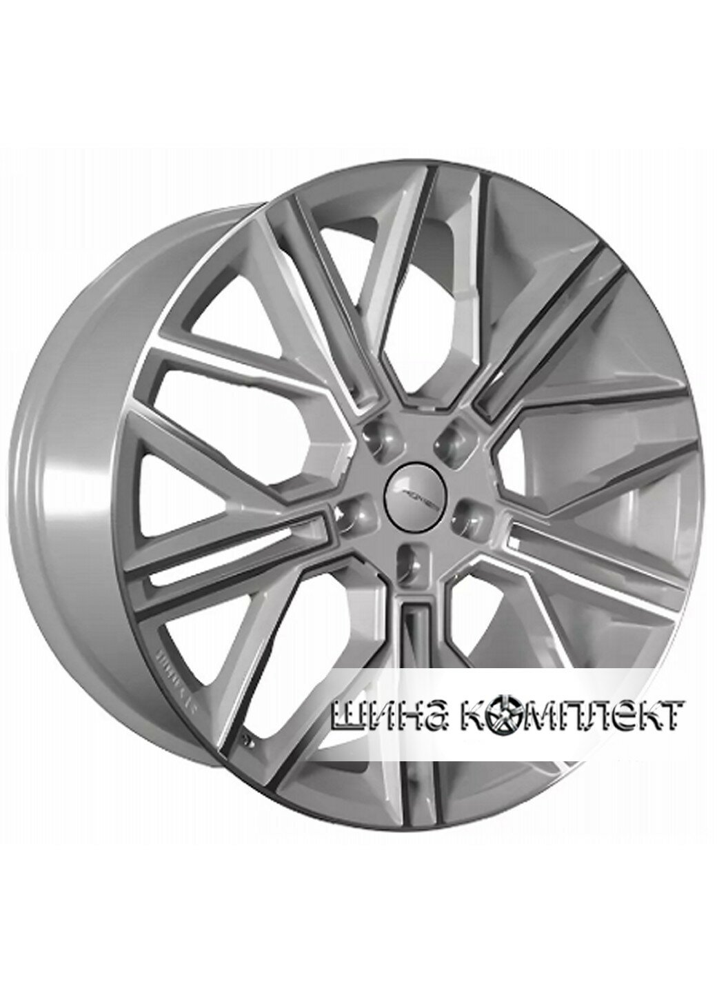 Колесный диск Khomen Wheels KHW2101 9,5x21 5x120 ET45,5 62,5 F-Silver-FP литой для автомобиля