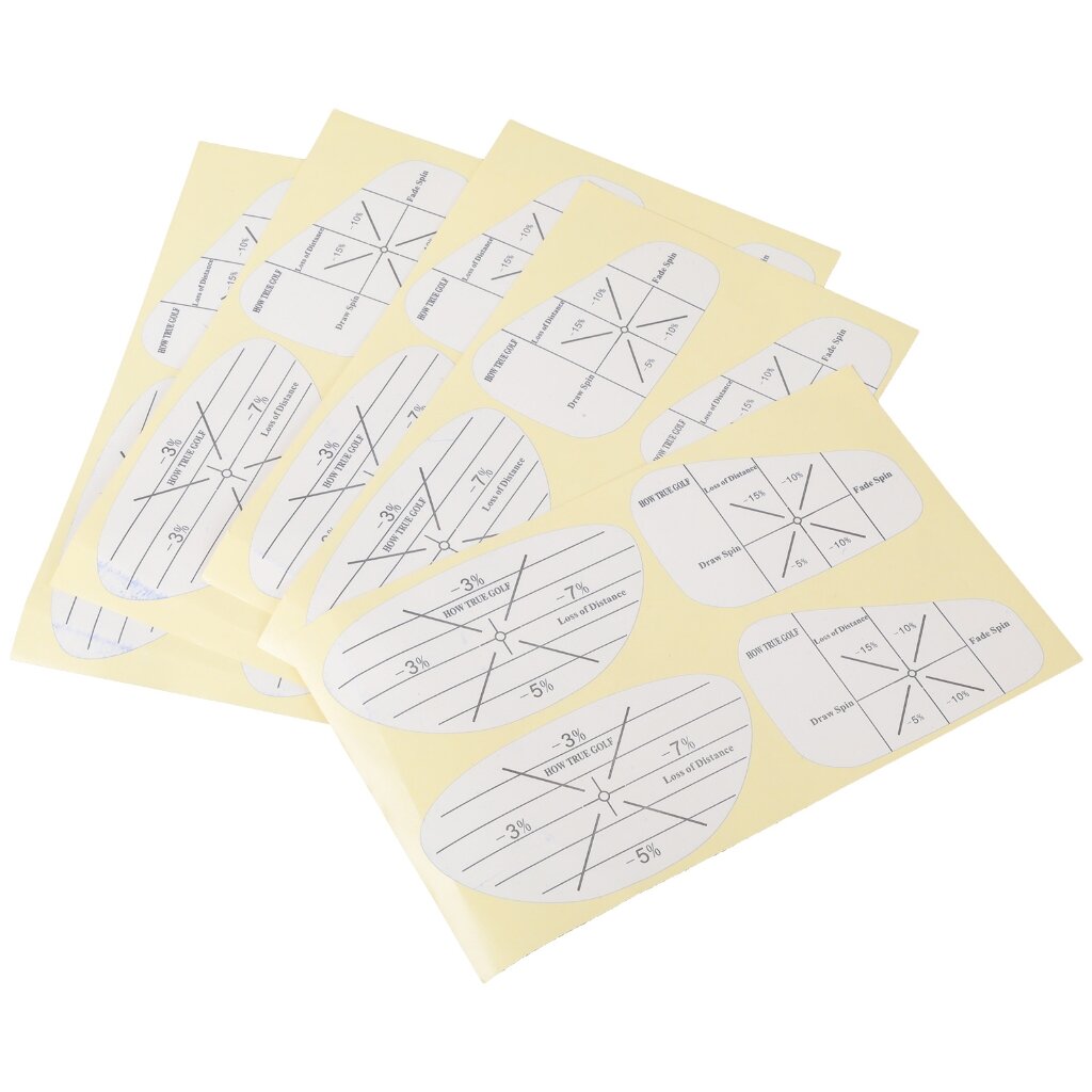 5 шт. Лента для отметки удара в гольф, наклейки, аксессуары для тренировки