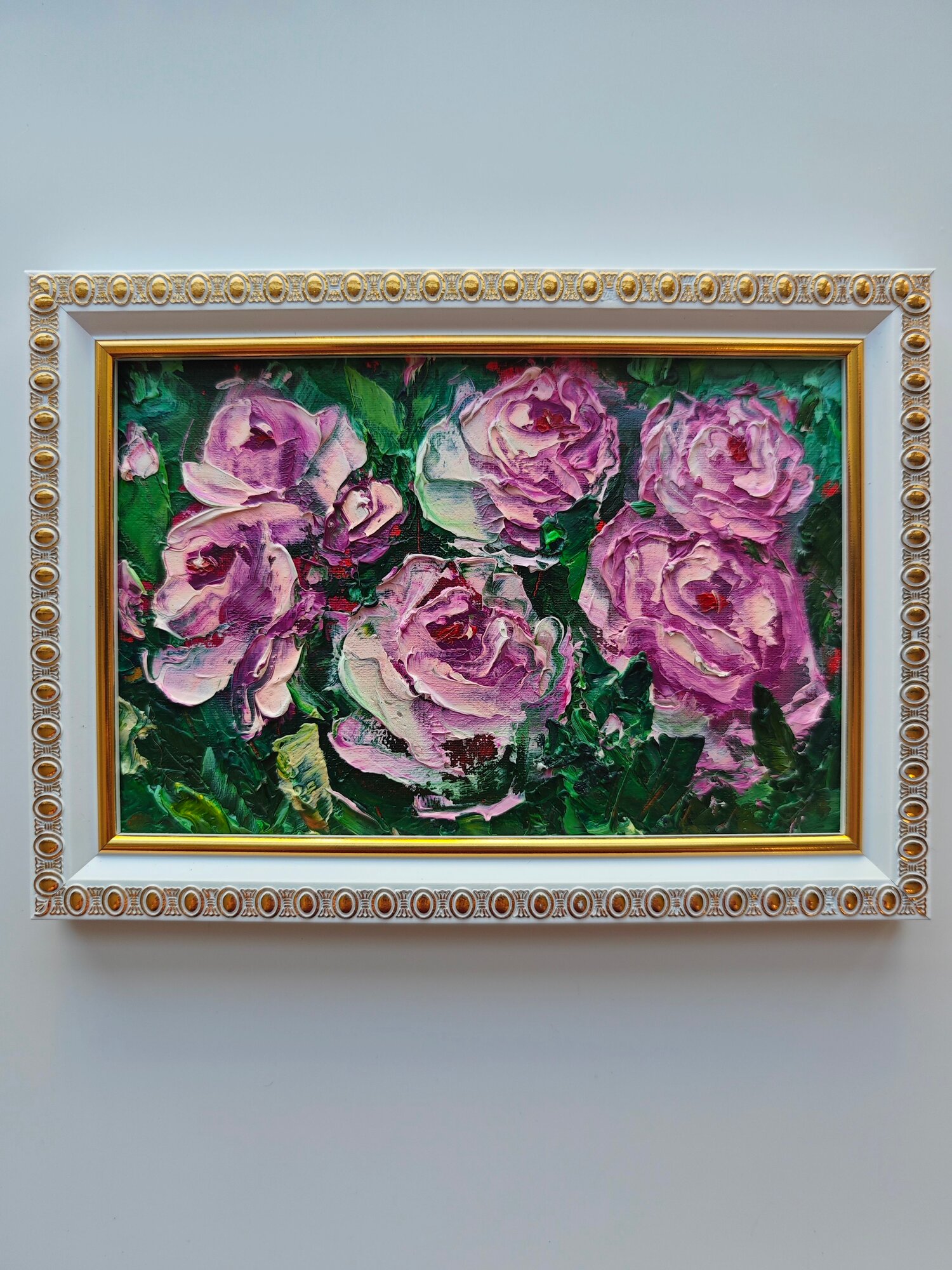 Мини картина маслом на холсте 10х15см