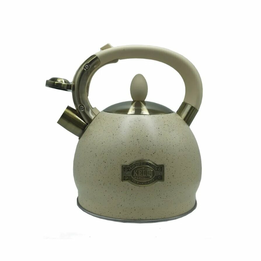Чайник для плиты KL-4555 Кремовый