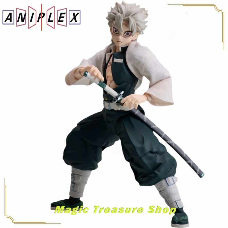 Aniplex BUZZmod. Подвижная Коллекционная Фигурка 15 См Клинок, Рассекающий Демонов (Канроудзи Мицури, Агацума Дзеницу, Акудза, Дэки, Котё Синобу) Подвижные Суставы
