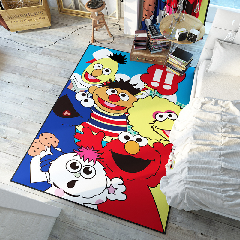 Ковер безворсовыйкавс 80x120см. Коврик универсальный противоскользящий