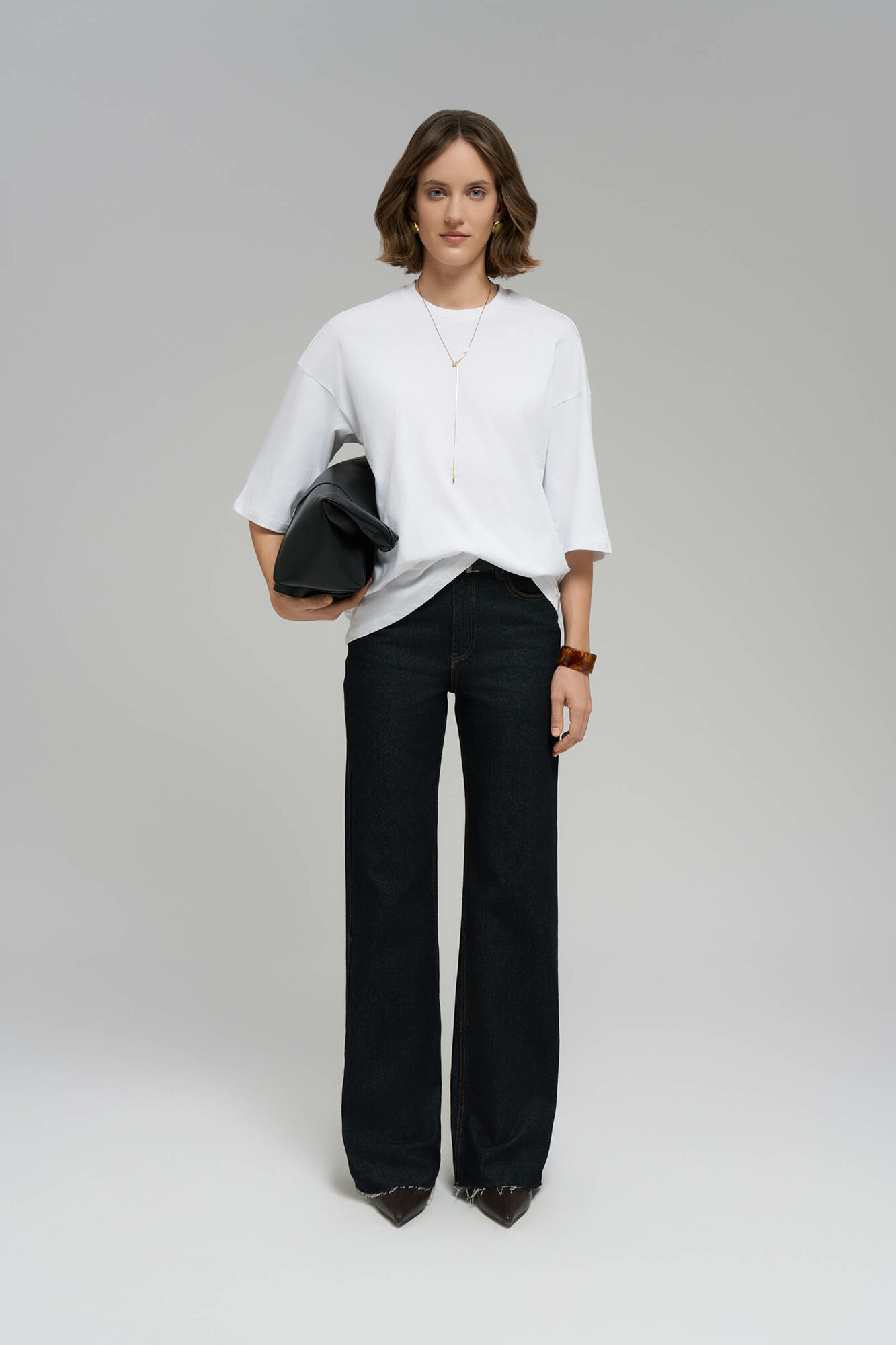 Футболка унисекс из хлопка оверсайз силуэта