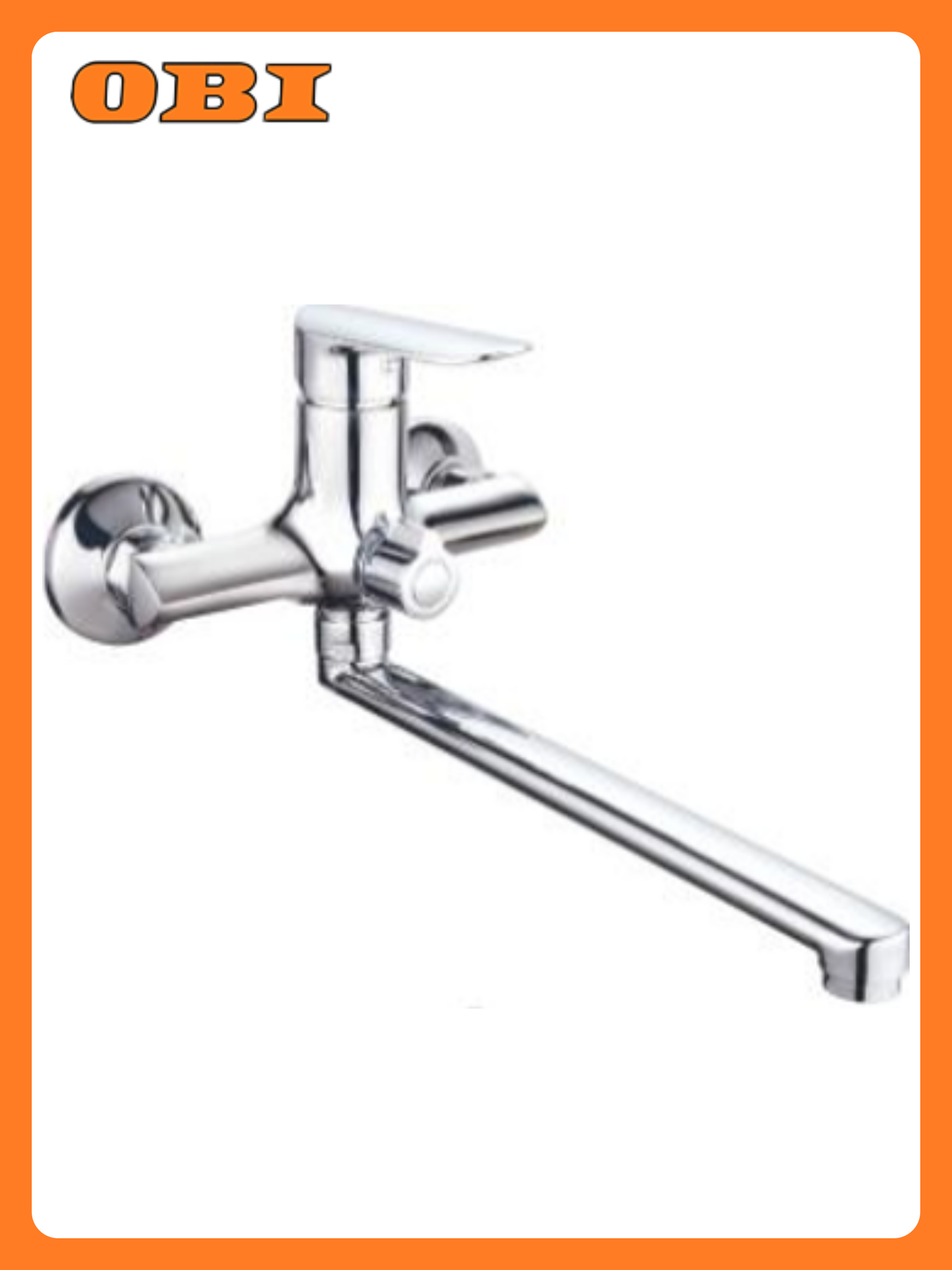 Смеситель для ванны с длинным изливом ESKO LIRIKA, рычажное управление