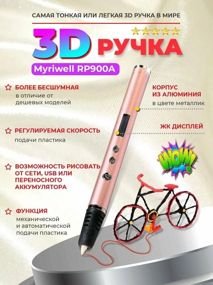 3D-ручка # 1938000053 RP100C, Myriwell,3Д, RP100B