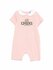 Комбинезон  MOSCHINO Teddy appliqued romper, размер 67, розовый