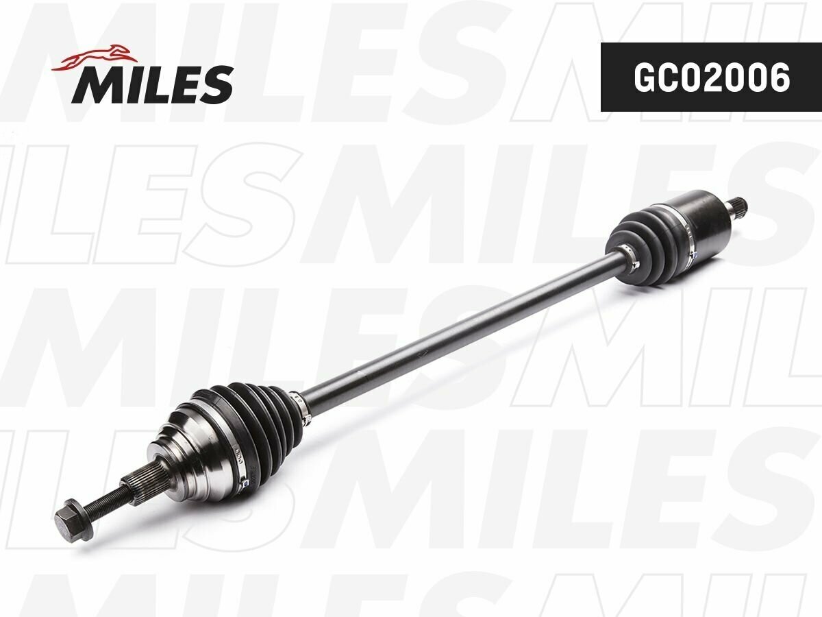 MILES Привод в сборе правый AUDI A3/SKODA OCTAVIA/VW PASSAT/GOLF 1.6-2.0 03- (GKN 304769) GC02006