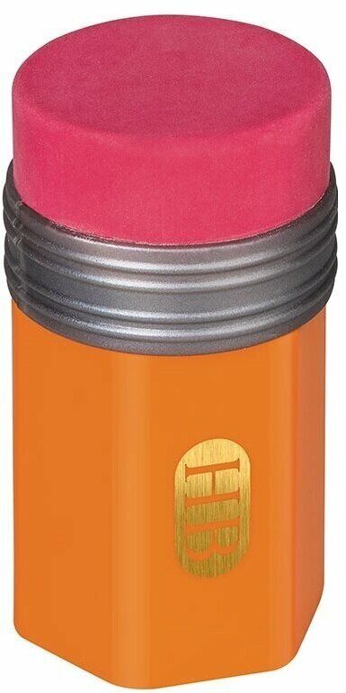 Точилка с ластиком Topper, Brunnen (Германия), двойная, 3.5 х 6 см, оранжевый