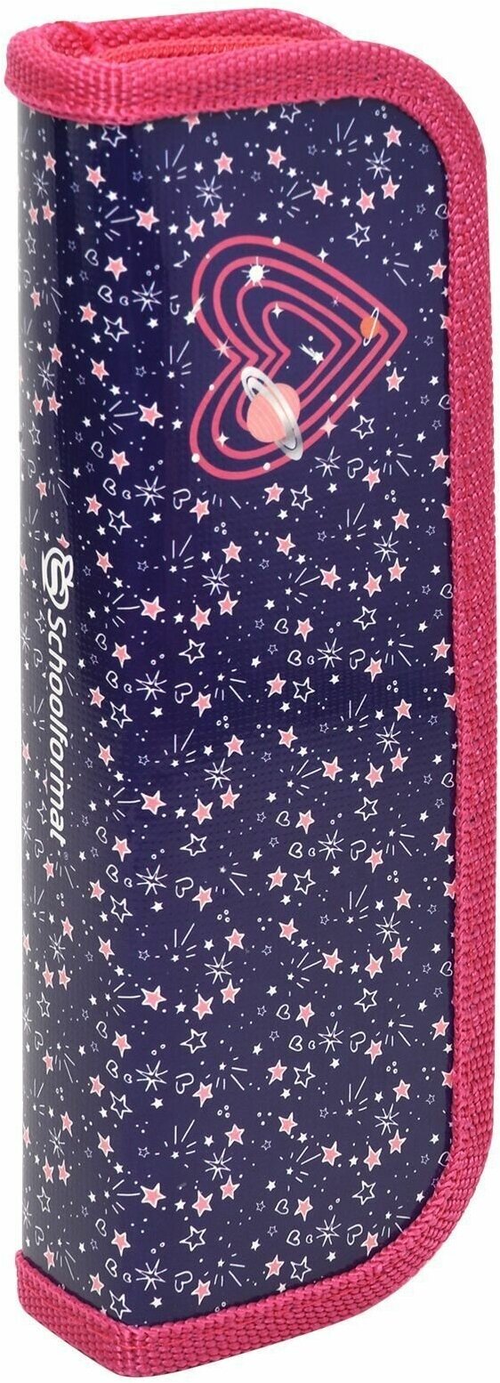 Пенал-книжка без наполнения HEARTS AND STARS 65х190х30мм Schoolformat