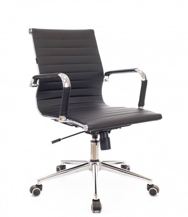 Кресло руководителя Everprof Leo T Экокожа Черный