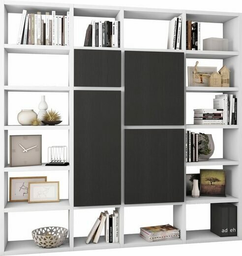 Стеллаж Куб-3 МДФ Венге для документов для книг 190*200*38