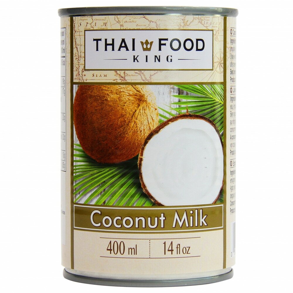 COCONUT MILK, Thai Food King (кокосовое молоко, Тай Фуд Кинг), 400 мл.