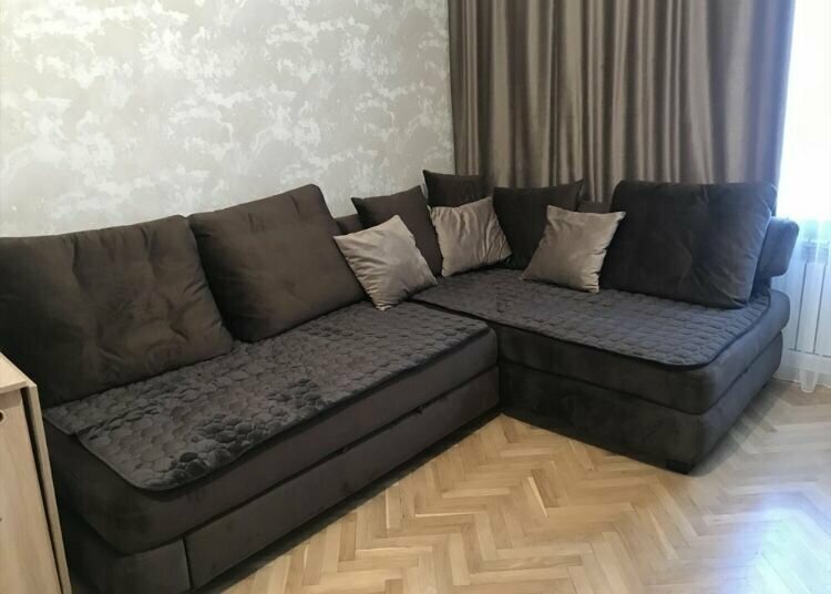 Дивандеки 210х90 и 160*90 накидка на угловой диван