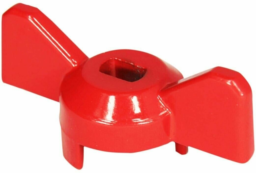 Усиленная ручка-бабочка для крана MasterProf красная 1/2"-3/4" , 12шт