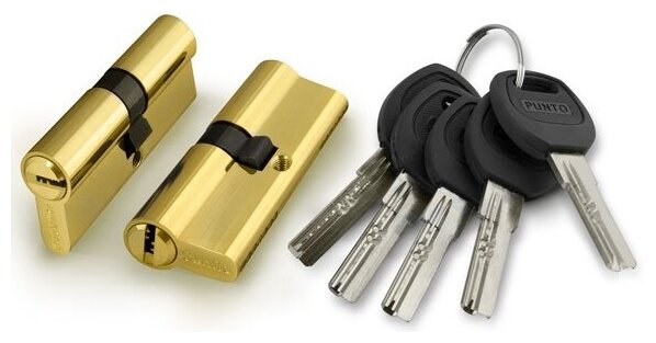 Цилиндровый механизм A200/70 mm (30+10+30) PB латунь 5 кл.