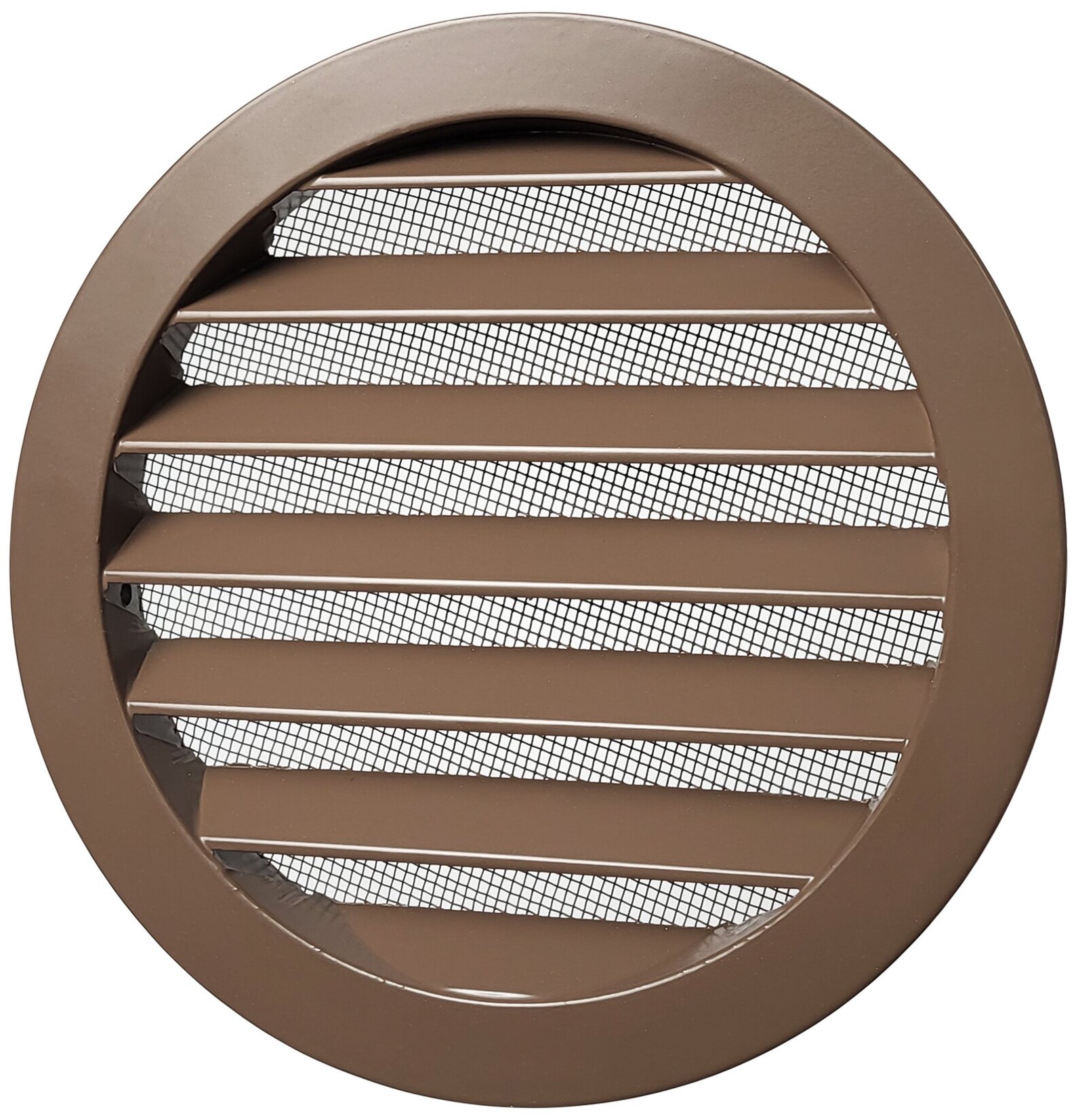 Решетка вентиляционная круглая D150 мм RAL8025 бледно-коричневый матовый