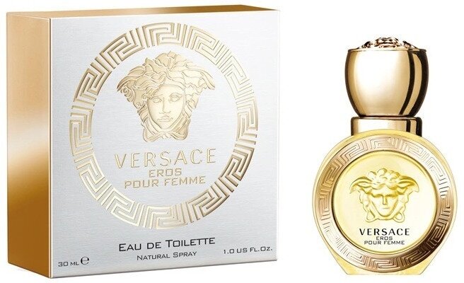 Туалетная вода для женщин Versace Eros Pour Femme Eau De Toilette 30 мл / Духи Версаче Эрос Пур Фам Туалетная Вода